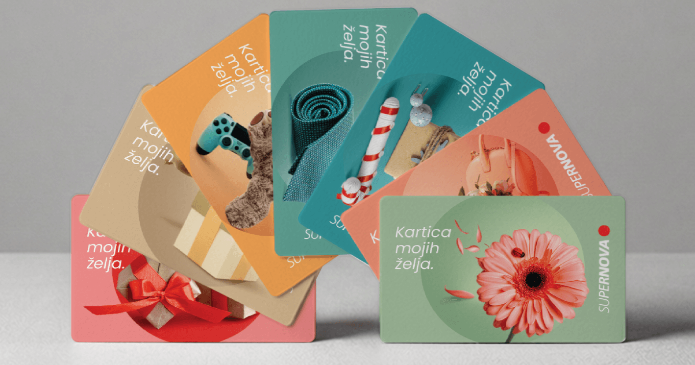 New designs of Supernova gift cards | Supernova